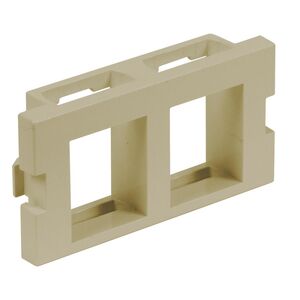 2PORT ELECTRIC MODULES IVORY