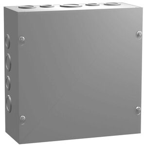 Junction Box, 6 in. H, 6 in. W, 4 in. D, Mild Steel, Powder-Coated, 14 ...