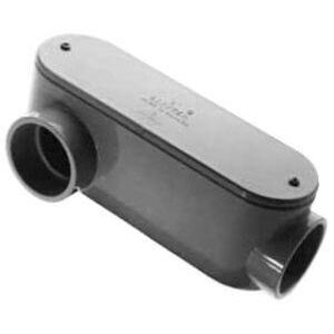 Conduit Body, 2 in. Trade Size, PVC, 2, Body Configuration LR