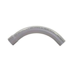 Conduit Elbow, 2 in., 90 Degree, Solvent Bell End, PVC