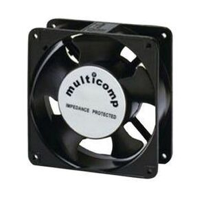 AC Axial Fan, 18 w, 105 CFM, 120mm H x 120mm W, 0.18 A