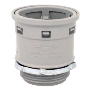 ENT Conduit Connector, 1-1/4 in., Threaded, PVC, ENT