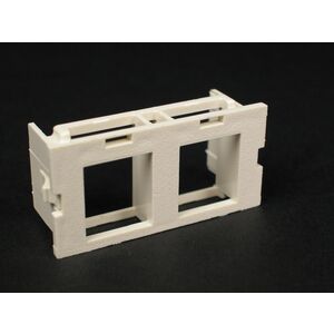 BEZEL 2PORT IVORY 2A FOR SL SERIES JACKS