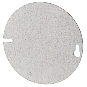Round Covers, Blank Flat, Steel, Silver, Round