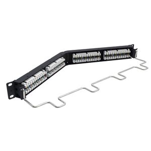 24P CAT5E ANGLED PATCH PANEL