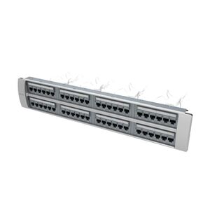 48P 360 1100GS3 EVOLVE CAT6 PATCH PANEL, GREY