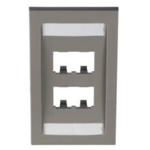 MINICOM 4 PORT FP LT.GRAY