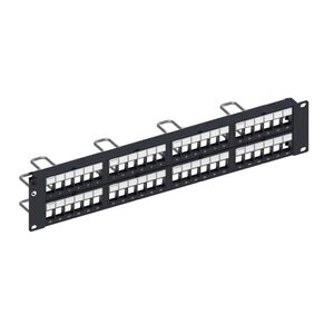 48P EMPTY SHLD PATCH PANEL ACCEPTS SL STYLE 6/6A JACKS