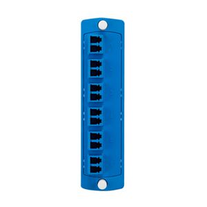 12F SM LC DUP ADAPTER PANEL - BLUE