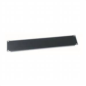 2RU BLANK PANEL BLACK-12 PACK