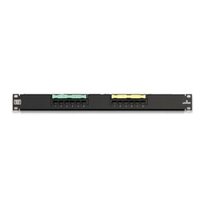 12P CAT6+ PATCH PANEL