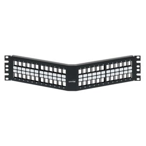 48P ANGLED PATCH PANEL - EMPTY QUICKPORT