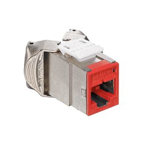 CAT6 SHIELDED JACK - RED ATLAS - X1