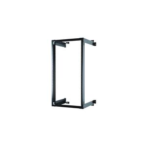 19"X24.5"X18" WALL RACK-CLEAR