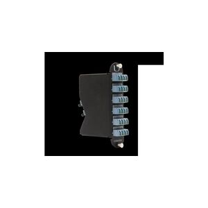 24F OM4 SHUTTERED LC DUP - MTP ADAPTER PANEL