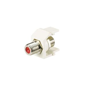 F CONNECTOR INSERT IVORY