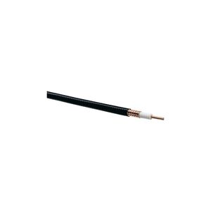 1/2" HELIAX LOW DENSITY FOAM FPE COPPER SHIELD BULK REEL - BLACK