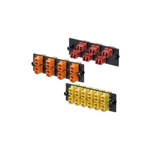 12F MM LC DUP - YELLOW ADAPTER PANEL MOQ - 5