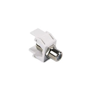 F CONNECTOR INSERT-WHITE